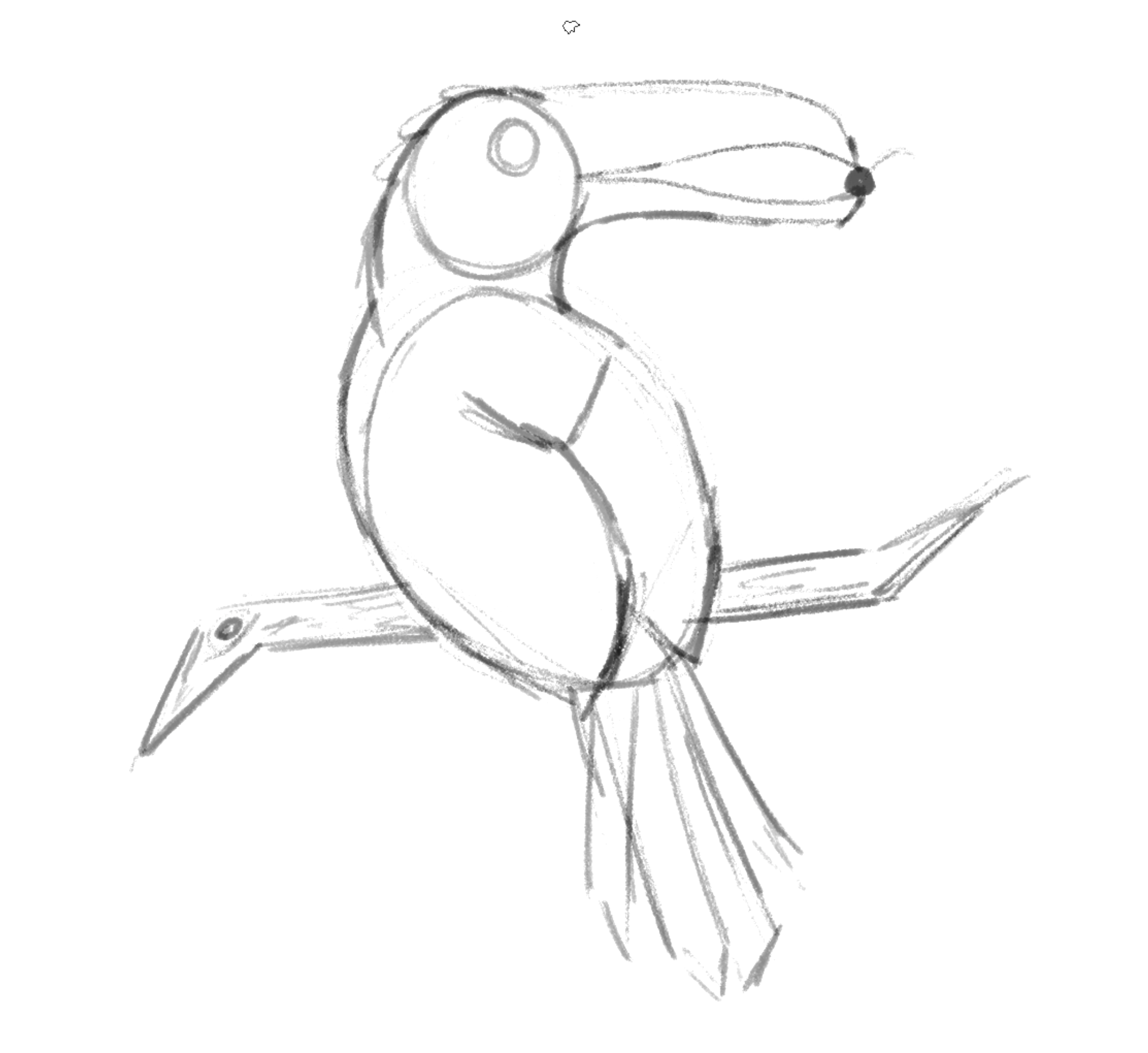How to Draw a Toucan - drawing lesson by Da Vinci Eye App