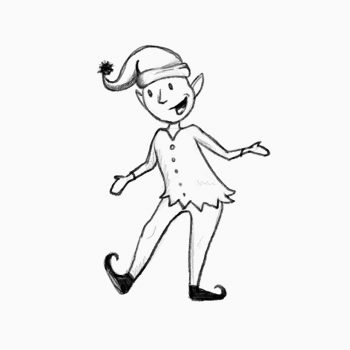 How to Draw an Elf - drawing lesson by Da Vinci Eye App