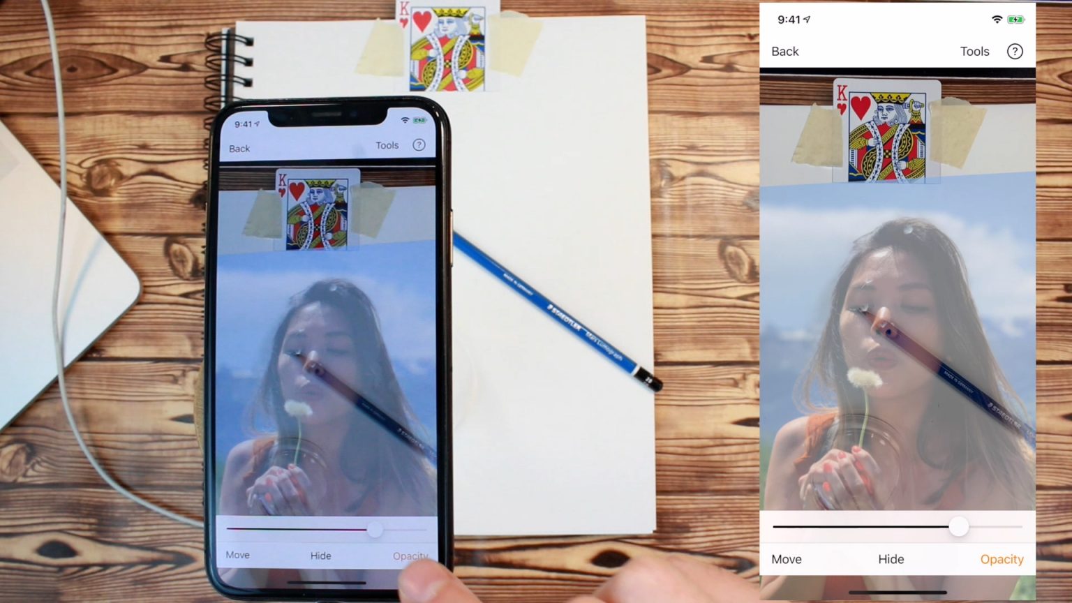 Drawing in AR Mode with Da Vinci Eye App for iOS!